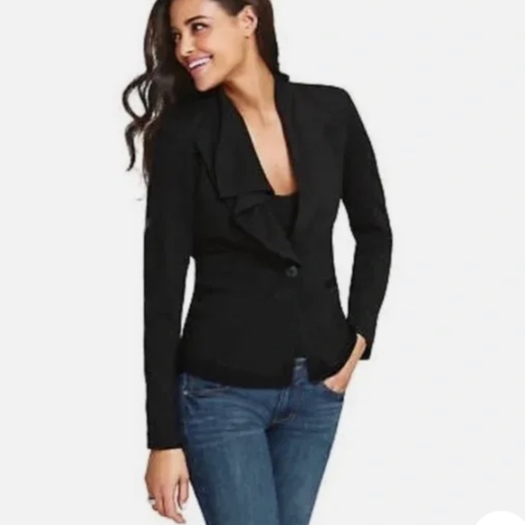 CAbi | Jackets & Coats | Cabi Absolute Blazer Jacket Style 91 Black ...